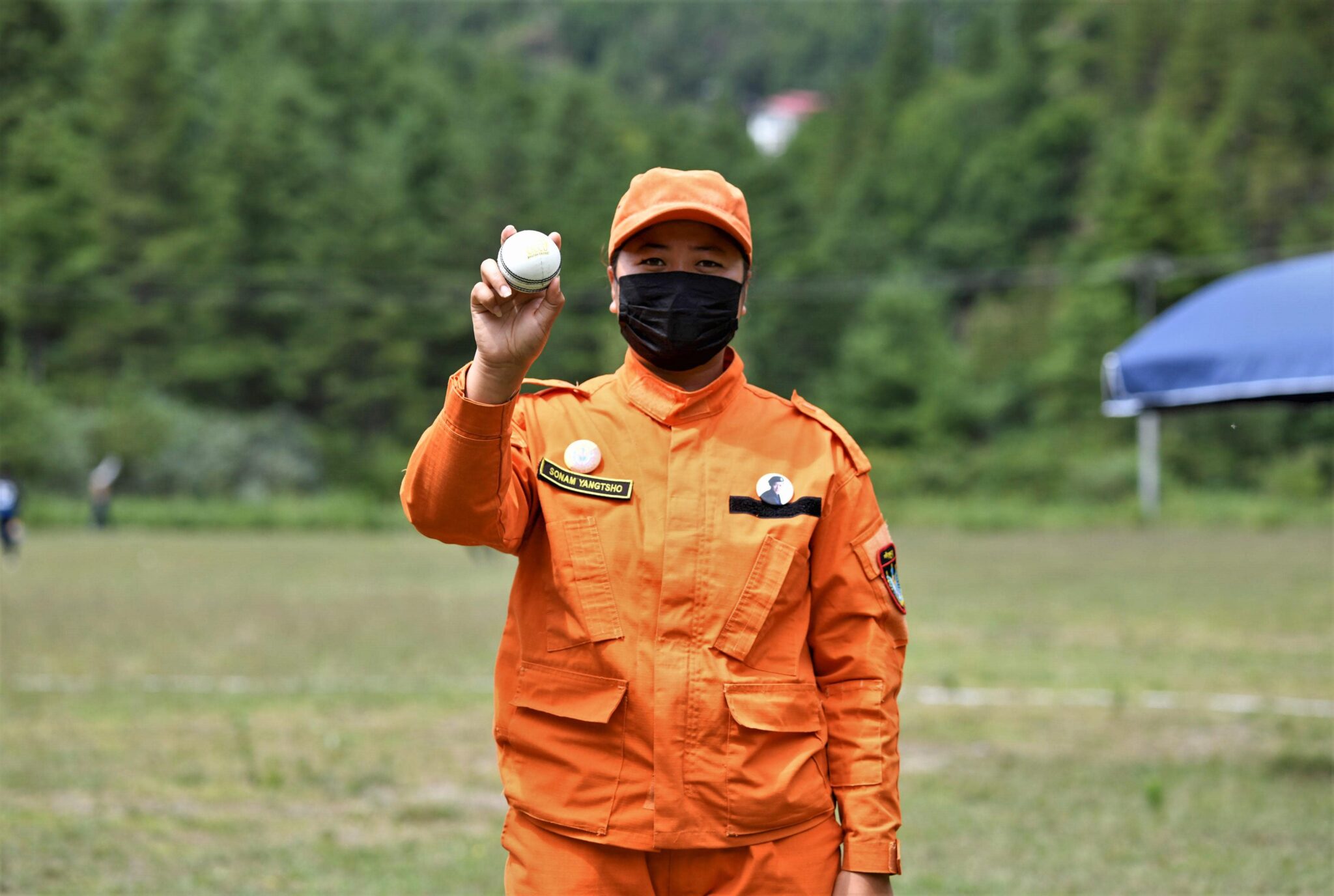 BC Official logo white ball – Bhutan Cricket Council Board